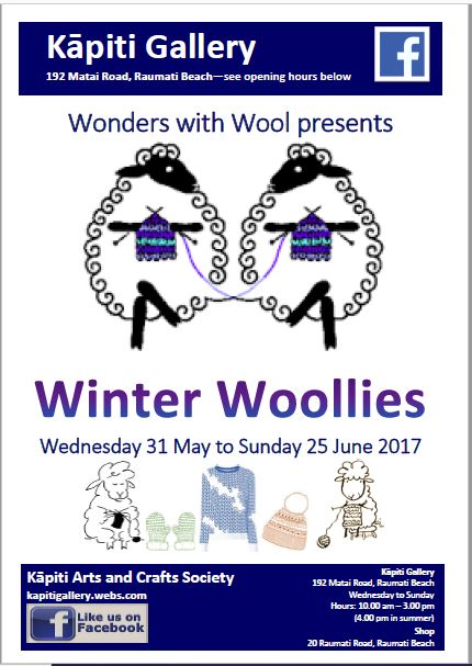 2017 Exhibition posters – Kāpiti Arts and Crafts